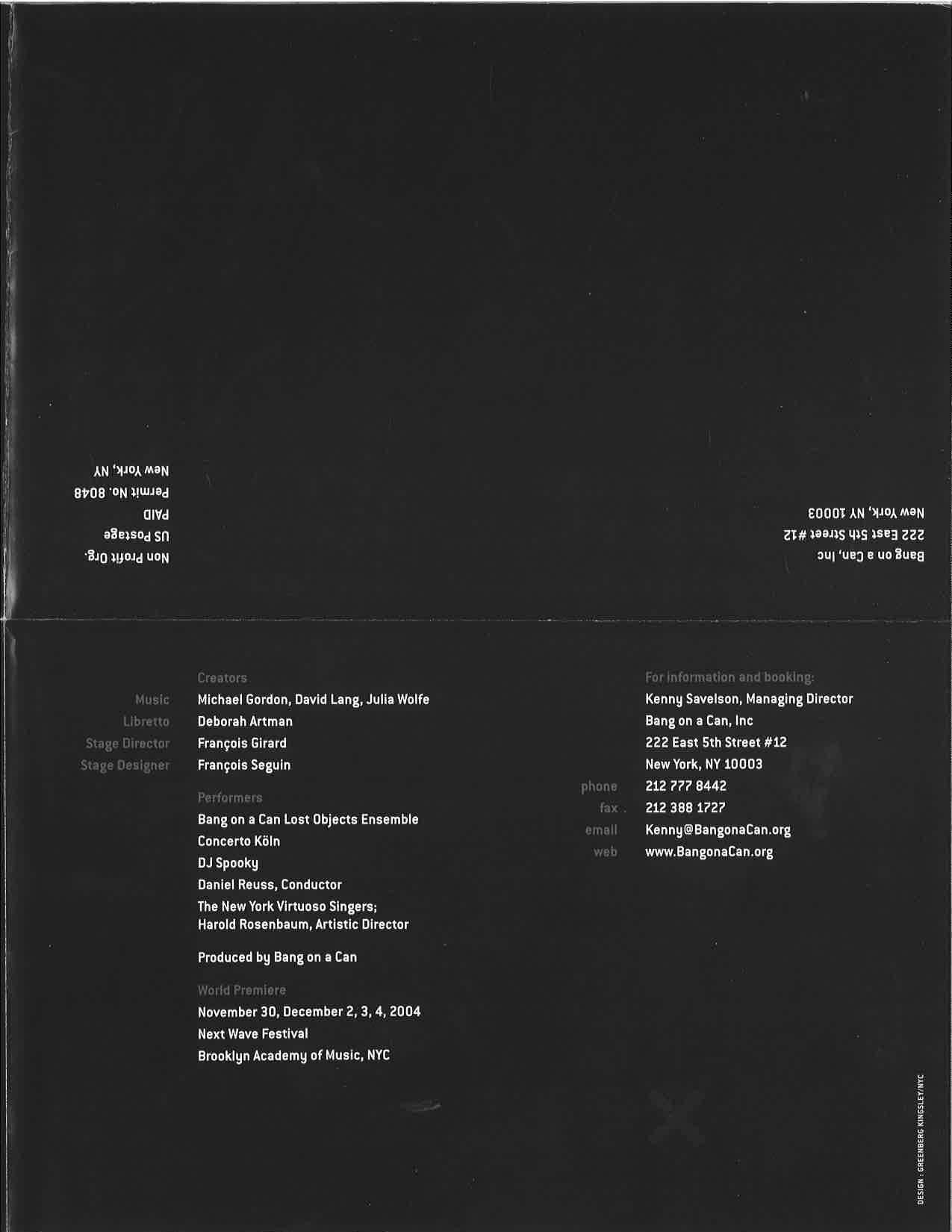 Lost Objects Poster – CanLand - The Bang on a Can Archives